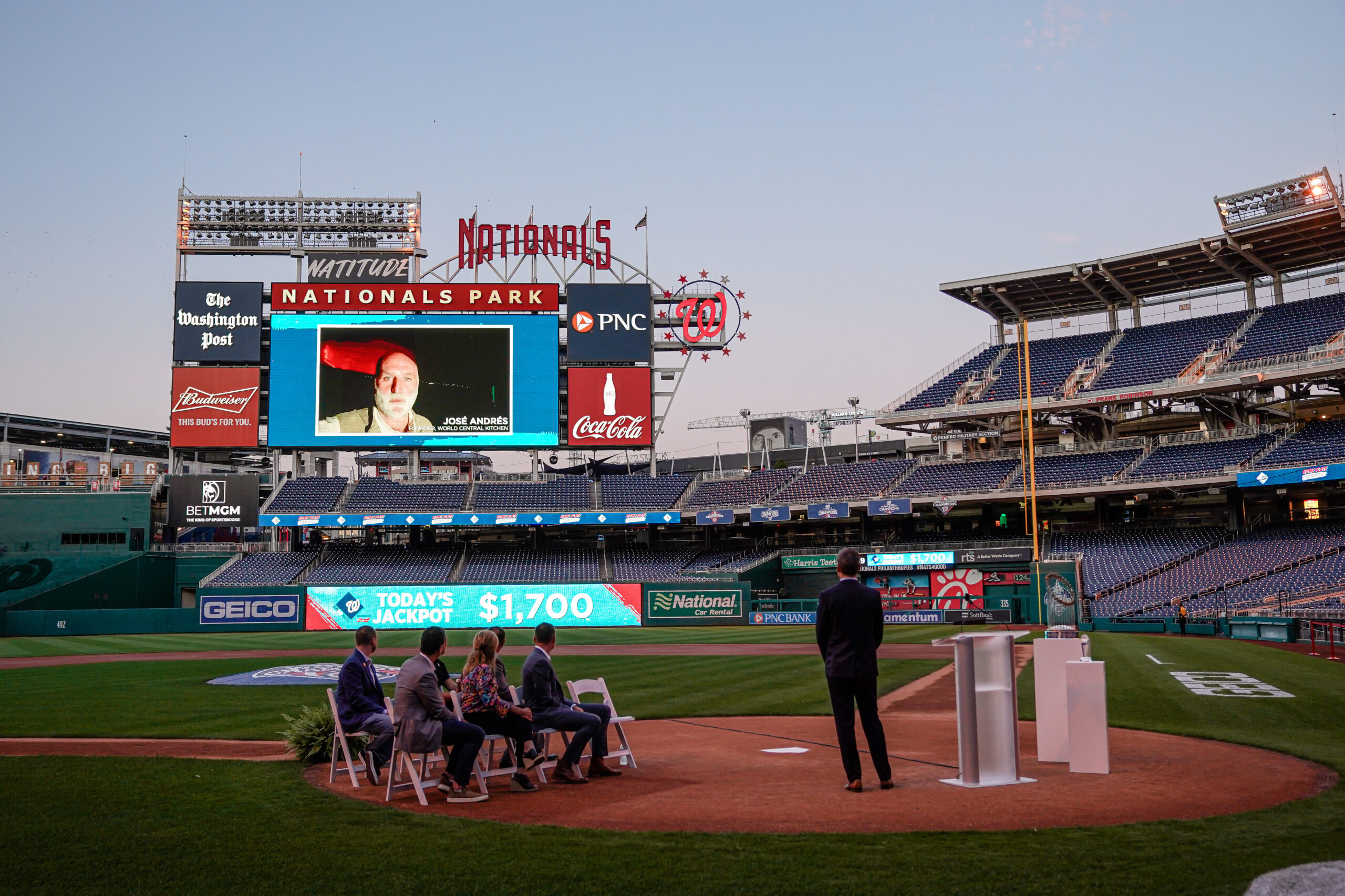 Nationals Philanthropies Honors World Central Kitchen at Home Plate ...